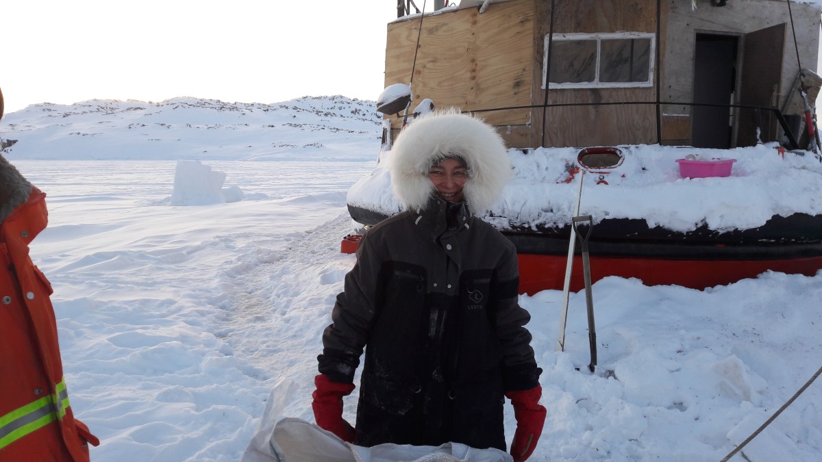 Vous l’aimez baveuse, vous ? par Karin Huet – Artistes en Arctique